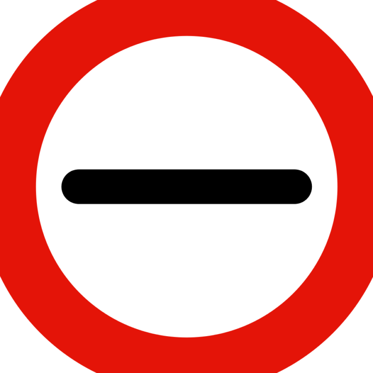 La señal de tráfico blanca y roja, ¿qué significa? - Cambios y Transfers